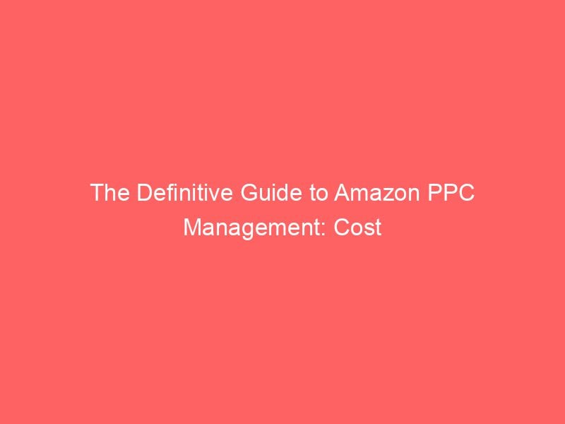 Best The Definitive Guide to Amazon PPC Management