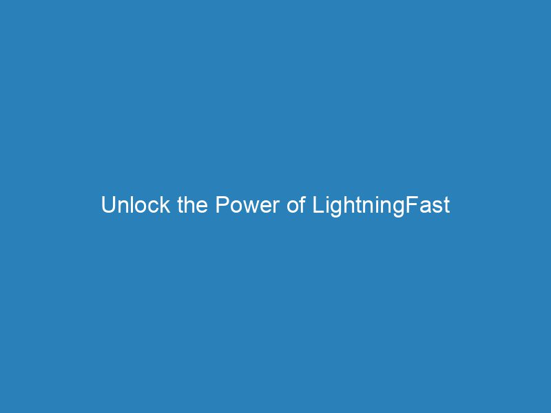 Unlock The Power Of LightningFast Megabits: Essential Advertisement Tips - Froggy Ads