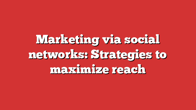 Best Marketing via social networks: Strategies to maximize