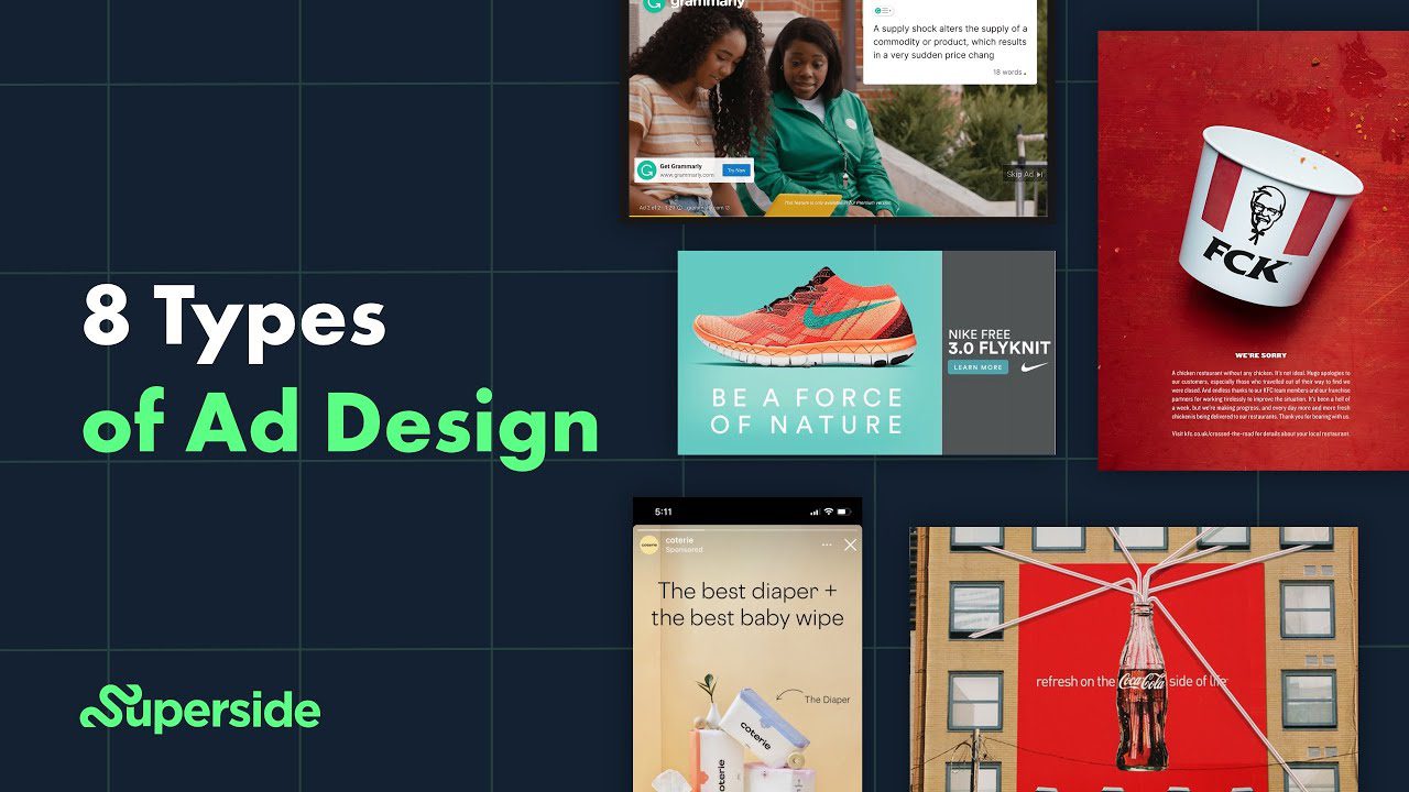 Video Thumbnail: Ad Design 101: The 8 Types Of Ad Design - Free Guide | Froggy Ads - Froggy Ads