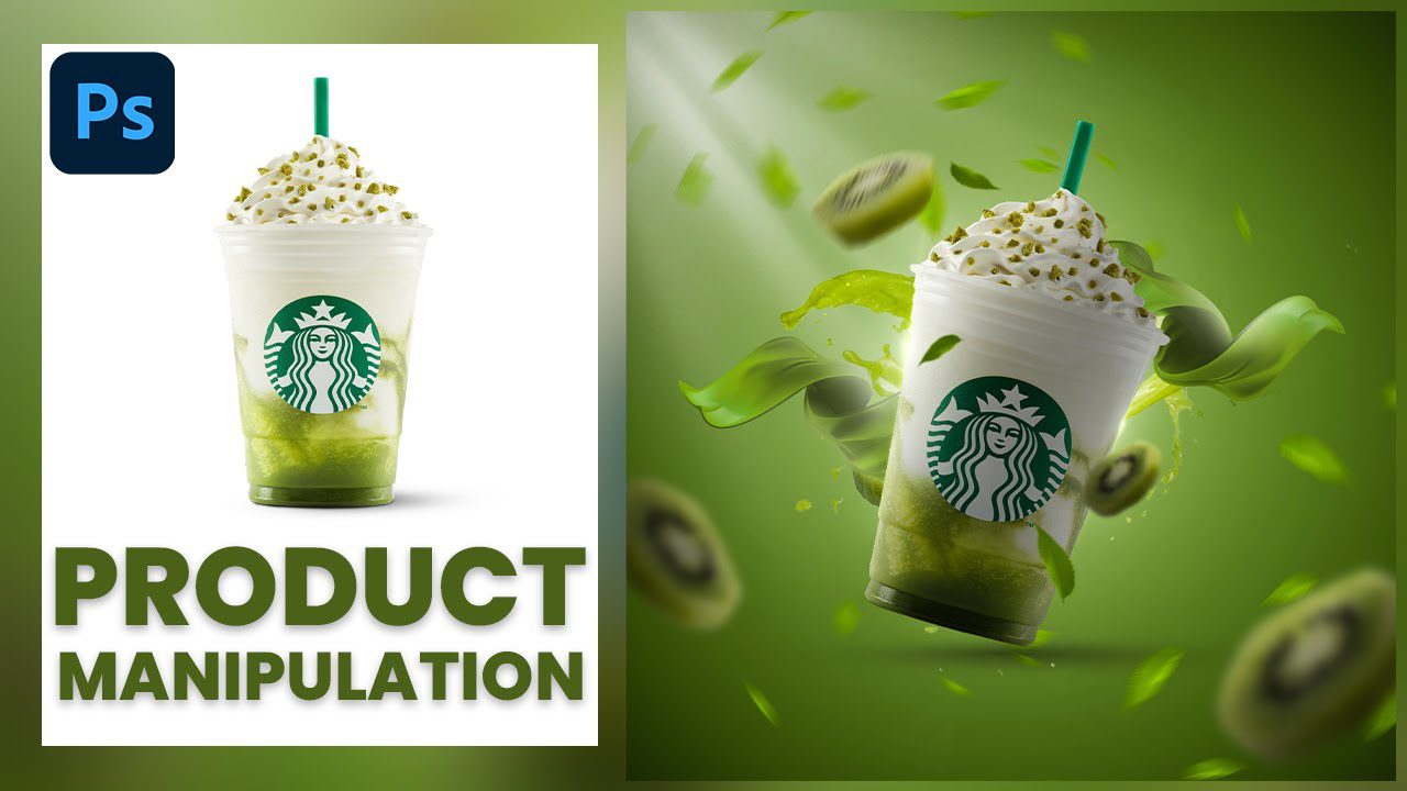 Video Thumbnail: Starbucks Product Manipulation In Photoshop ...