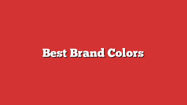 Best Brand Colors - Froggy Ads