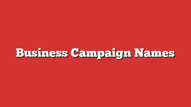 Business Campaign Names - Free Guide | Froggy Ads - Froggy Ads