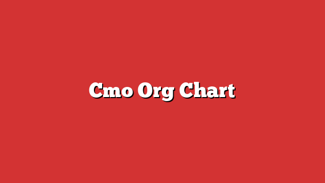 Cmo Org Chart - Free Guide | Froggy Ads - Froggy Ads