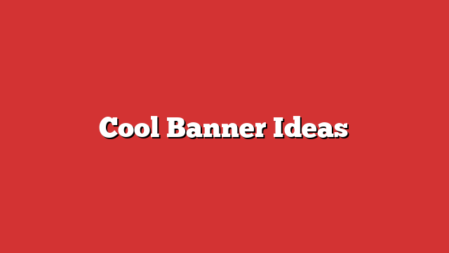 Cool Banner Ideas - FroggyAds