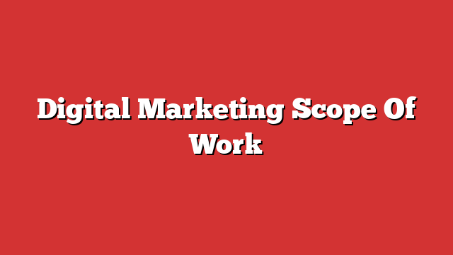 Digital Marketing Scope Of Work - Free Guide | Froggy Ads - Froggy Ads