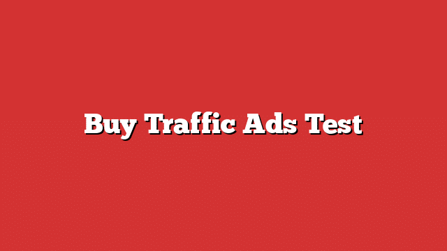 Buy Traffic Ads Test - Free Guide | Froggy Ads - Froggy Ads