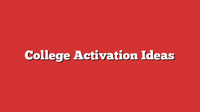 College Activation Ideas - Free Guide | Froggy Ads - Froggy Ads