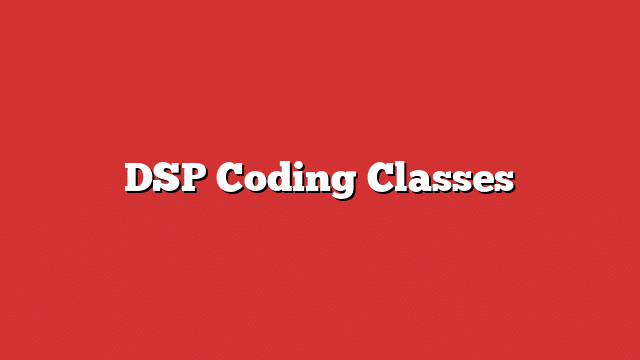 DSP Coding Classes - Free Guide | Froggy Ads - Froggy Ads